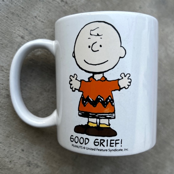 Peanuts | Dining | Vintage Charlie Brown Good Grief Mug | Poshmark
